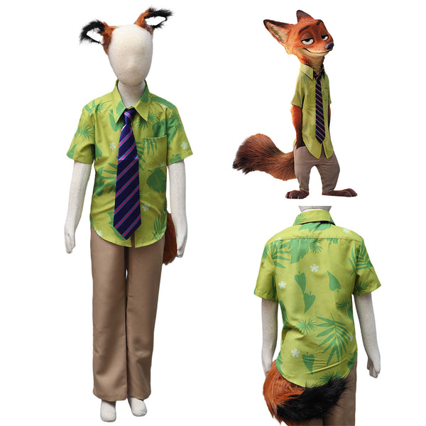 Zootopia Costume The Fox Nick Wilde Cosplay Outfit Kit – Costume-Craft