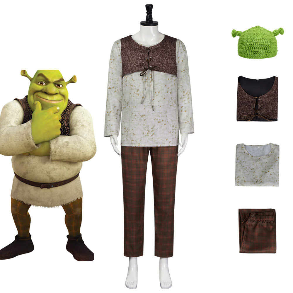 Shrek Costume Shrek Cosplay full Outfit Costume Kit – Costume-Craft